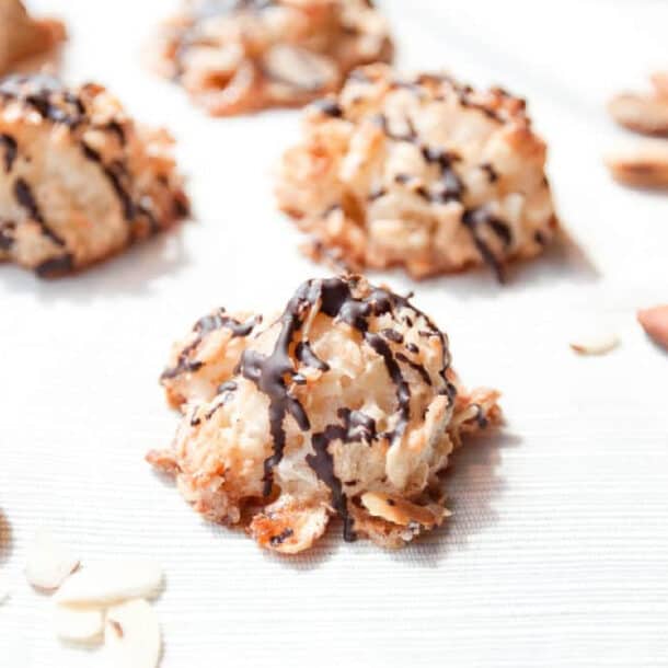Almond Coconut Macaroons - Served From Scratch