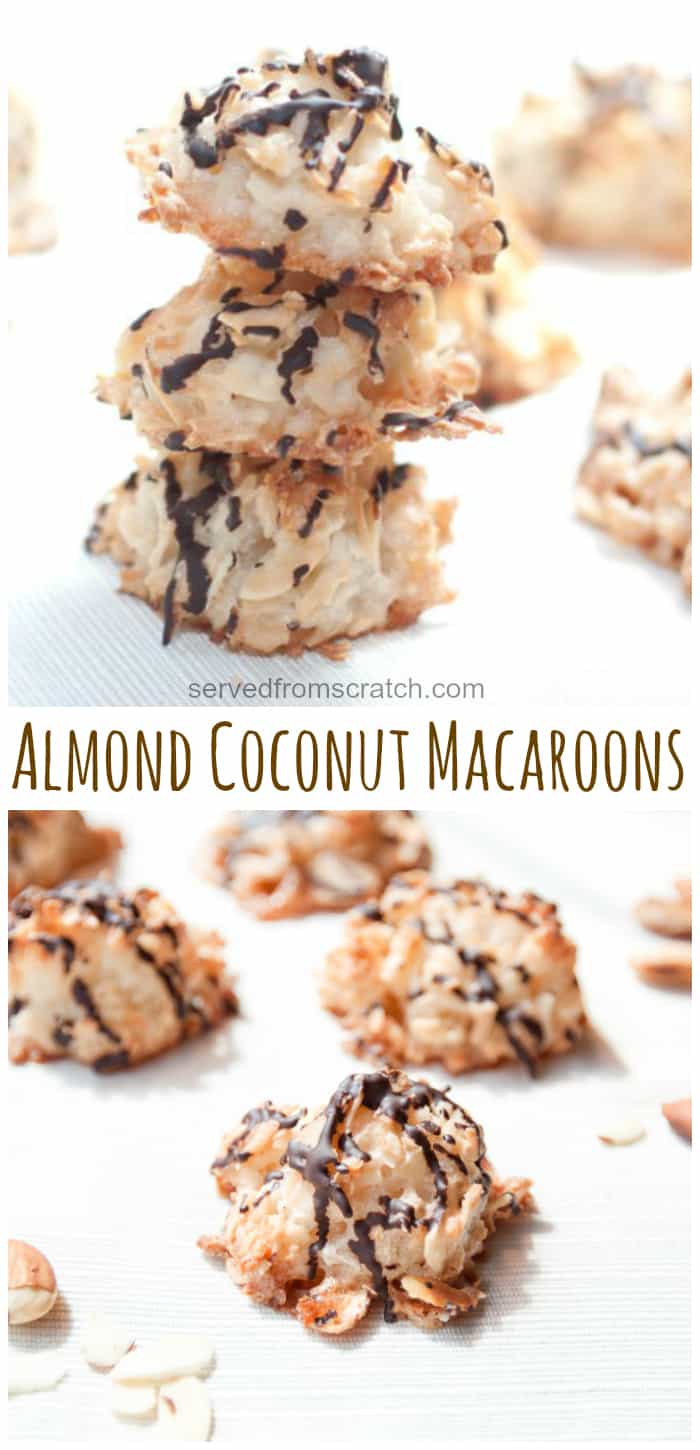 Almond Coconut Macaroons - Served From Scratch