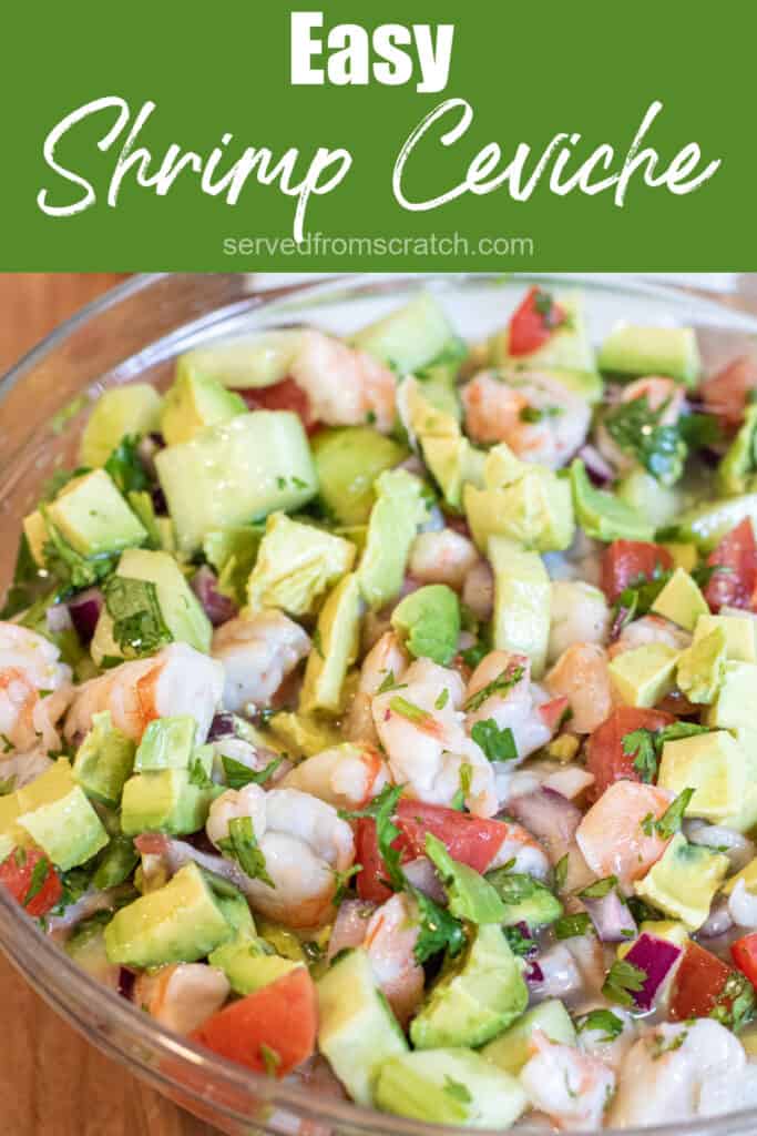 Peruvian Shrimp Ceviche