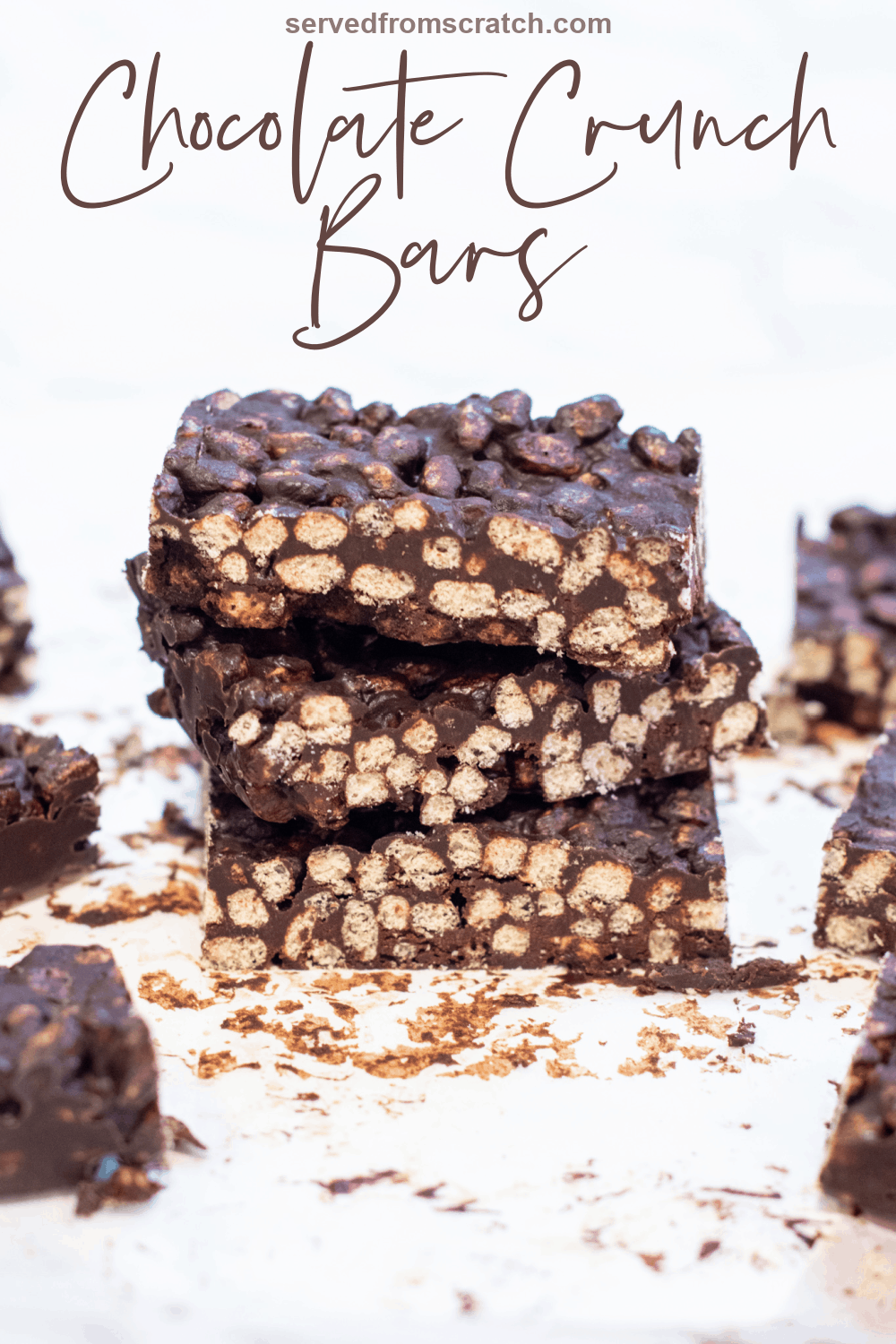Chocolate Crunch Bars - Vegan - Served From Scratch