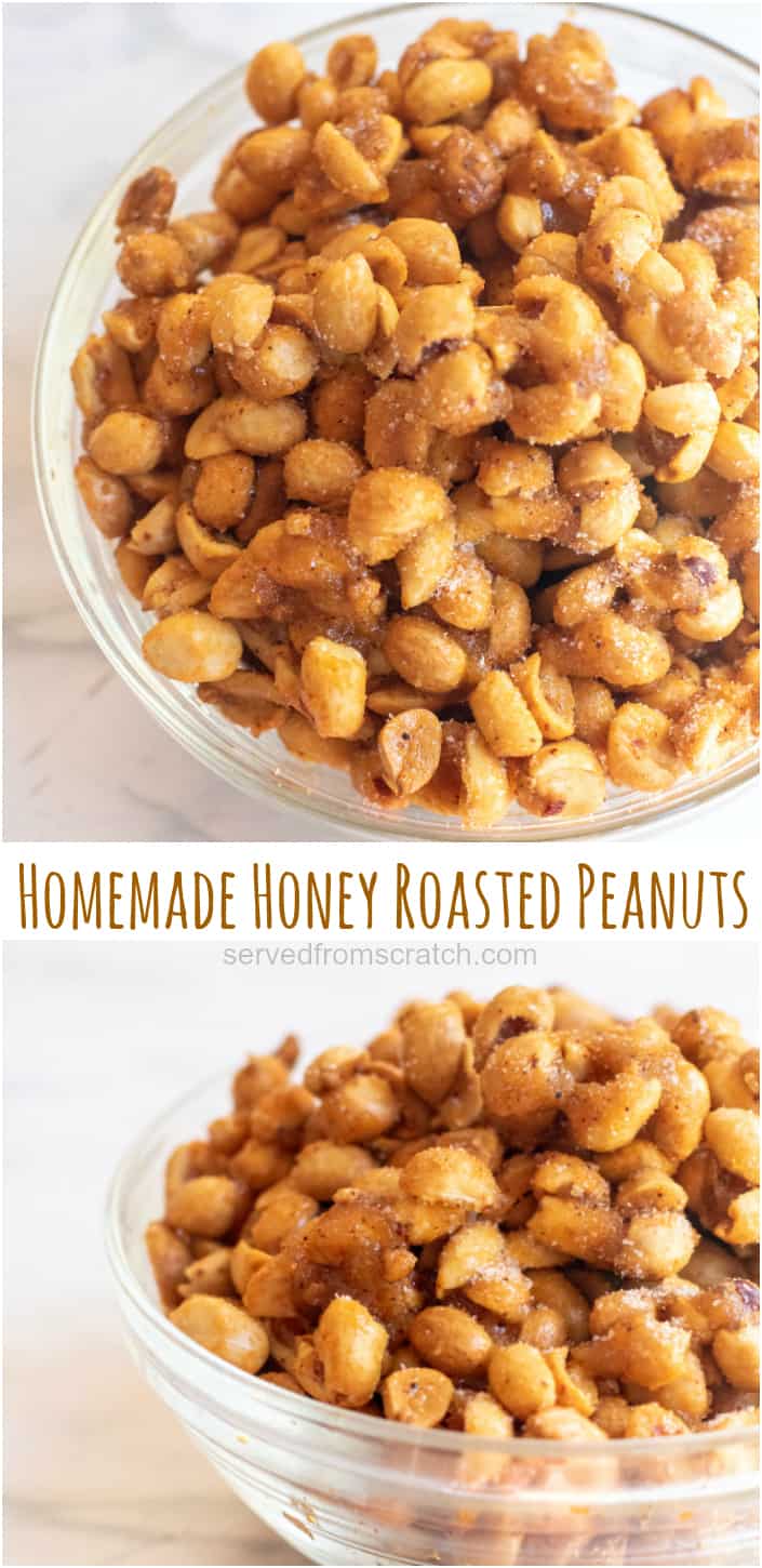 Homemade Honey Roasted Peanuts - Served From Scratch