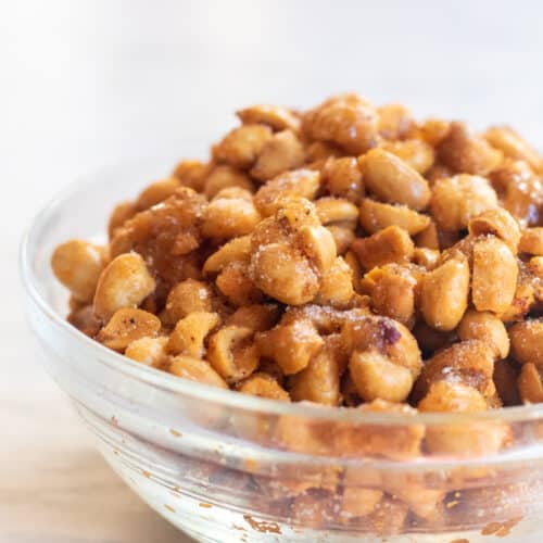 Homemade Honey Roasted Peanuts - Served From Scratch