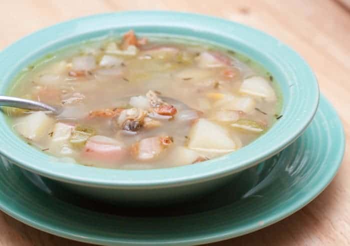 Rhode Island Clam Chowder - Served From Scratch