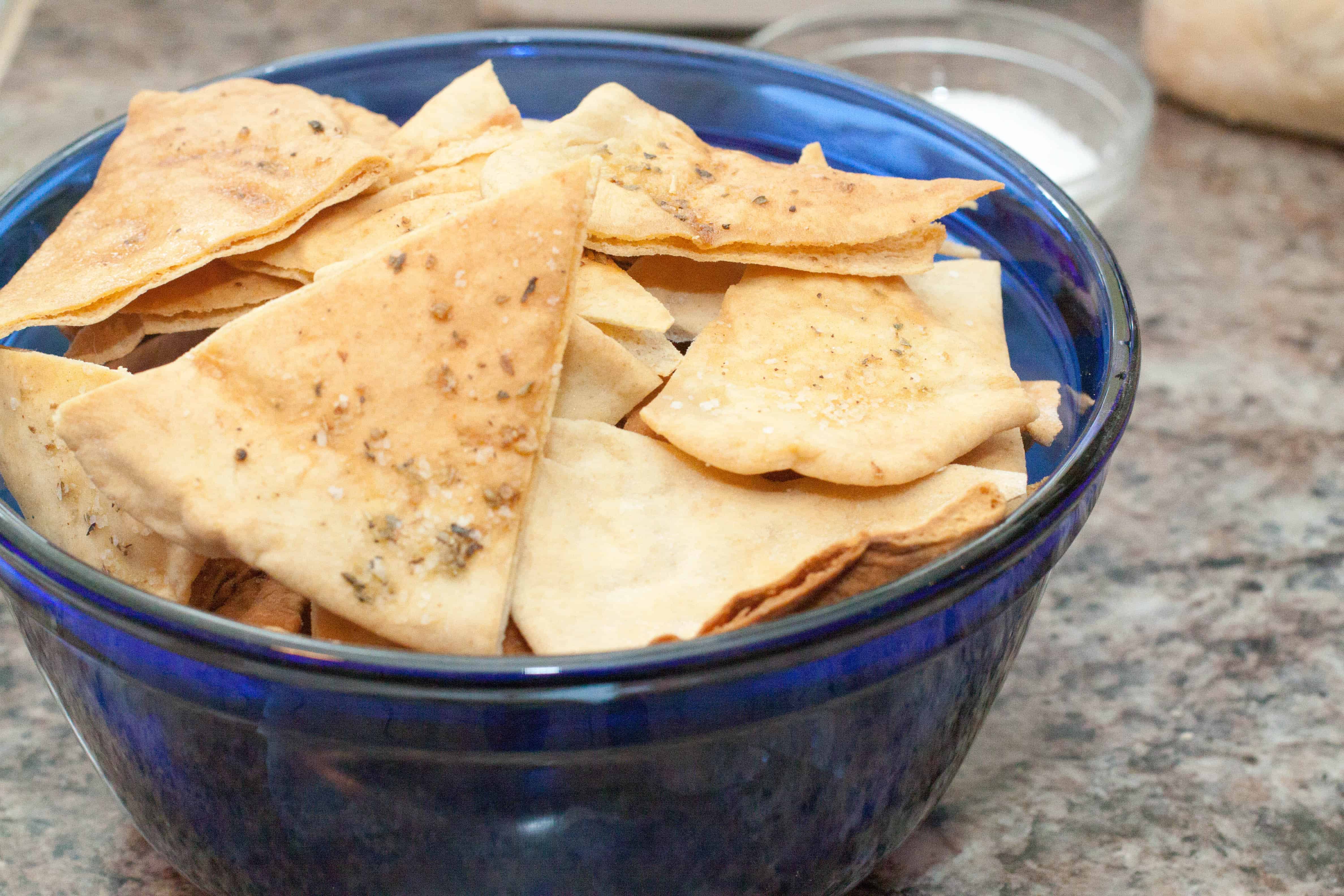 Pita Bread And Pita Chips From Scratch Served From Scratch