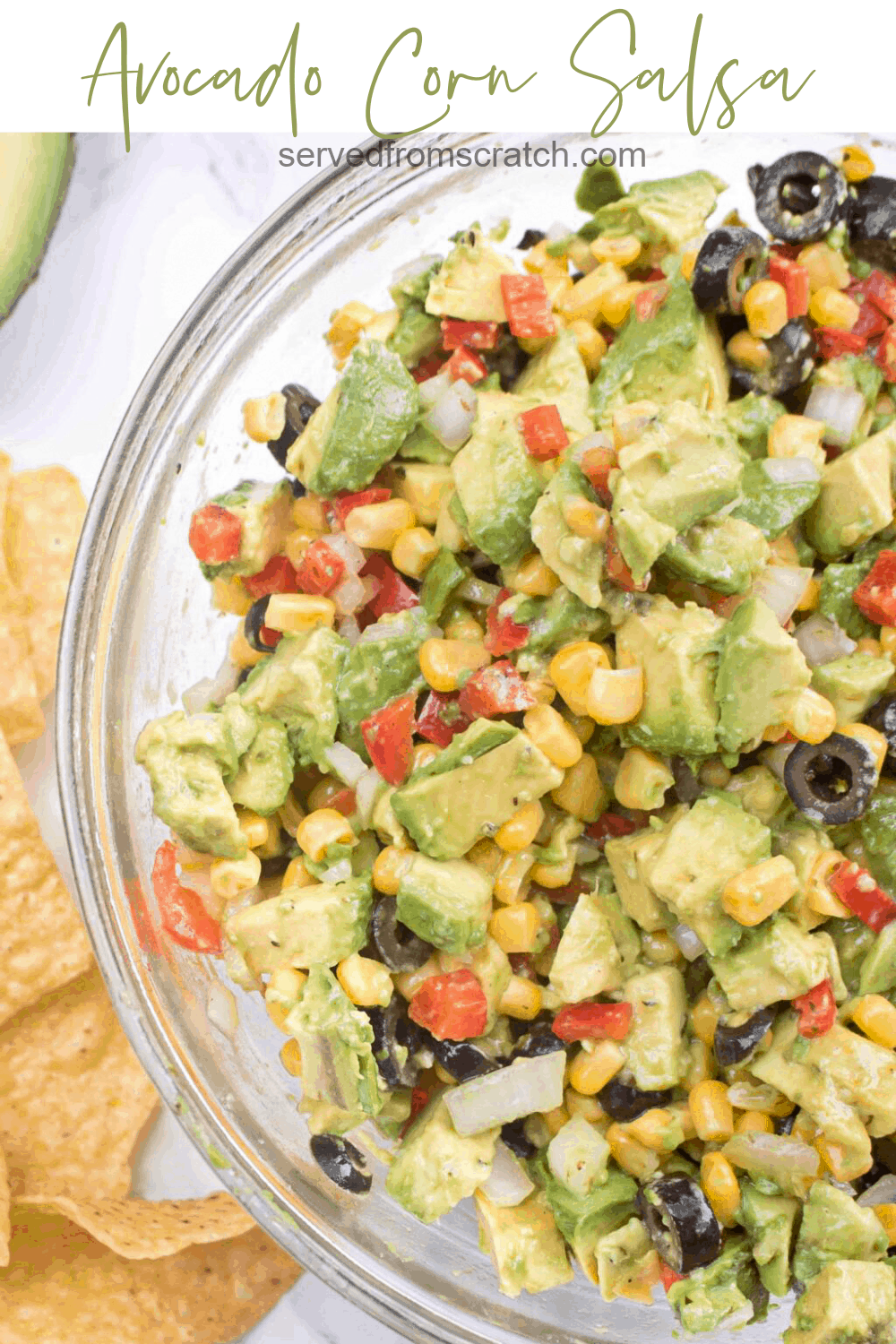 Avocado Corn Salsa - Served From Scratch
