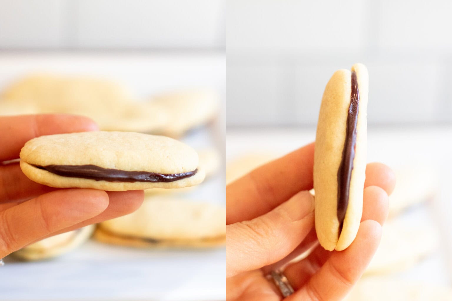 Homemade Mint Milano Cookies - Served From Scratch