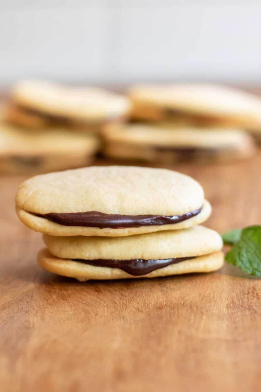 Homemade Mint Milano Cookies - Served From Scratch