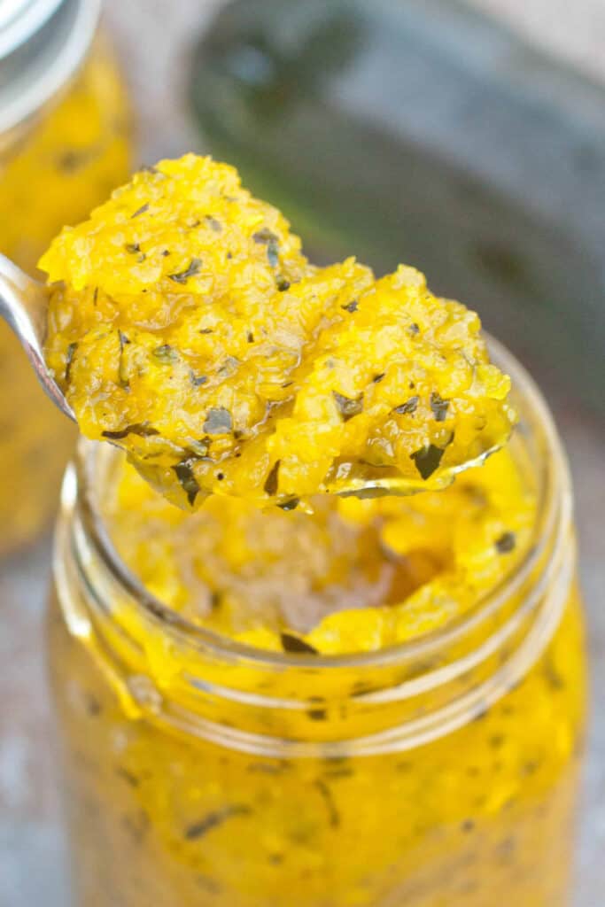 Sweet Zucchini Relish - Served From Scratch