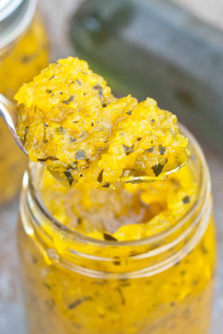 Sweet Zucchini Relish - Served From Scratch