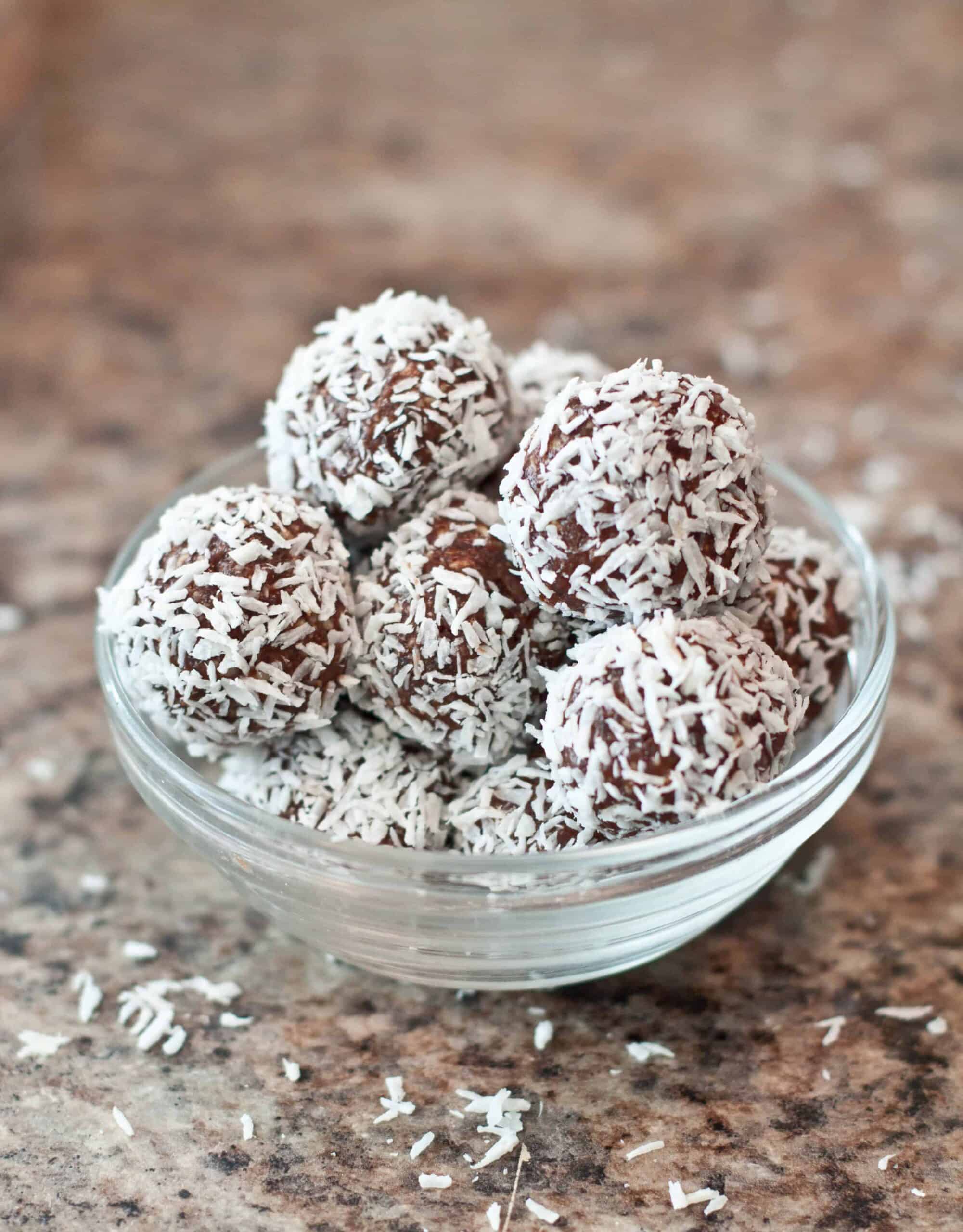 Vegan Cashew Cacao Bliss Balls