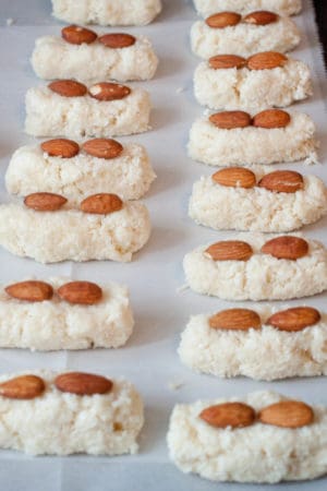 Homemade Mini Almond Joys - Served From Scratch