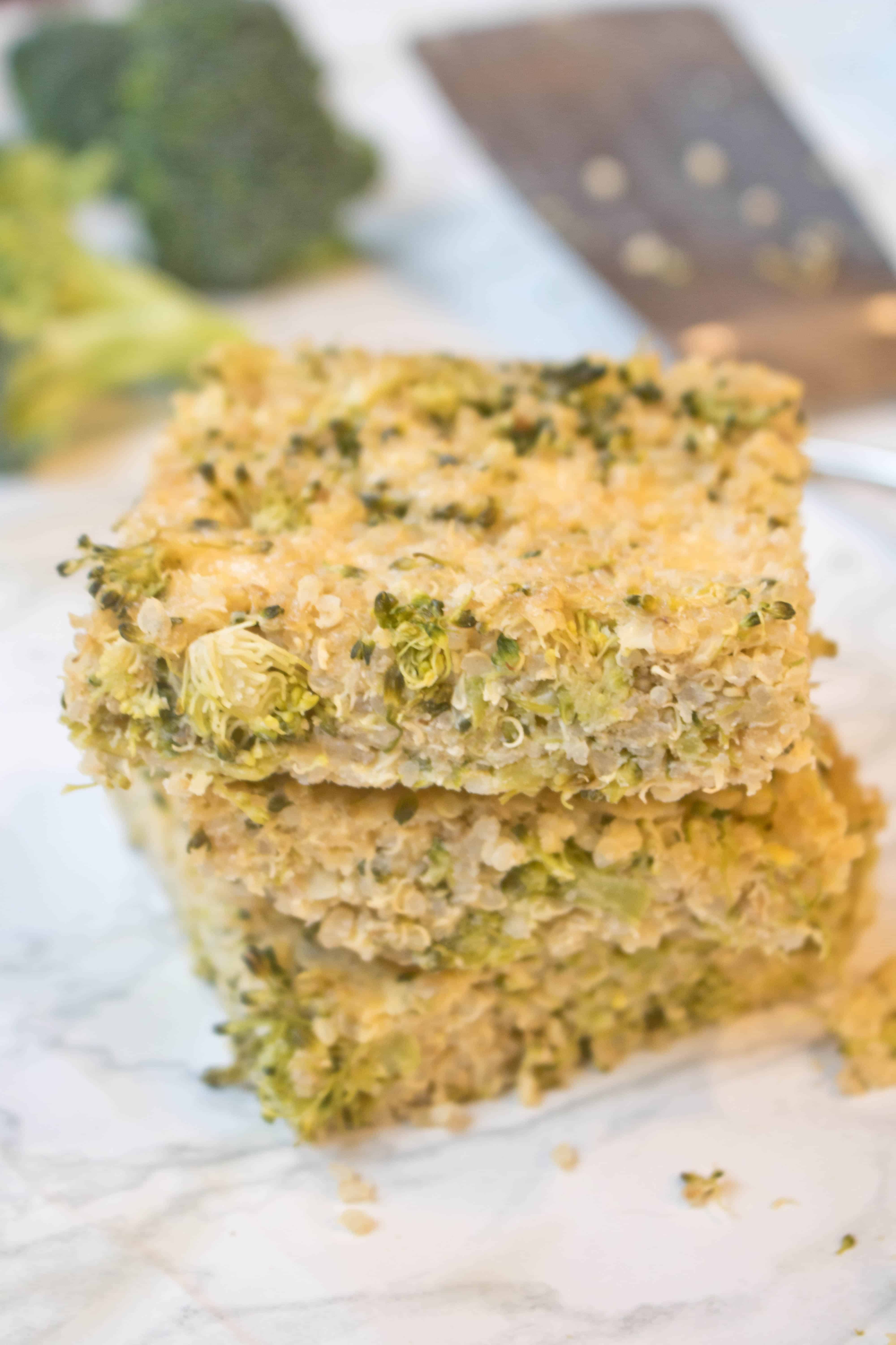 Broccoli Cheddar Quinoa Bars Served From Scratch broccoli-cheddar-quinoa-bars-served-from-scratch
