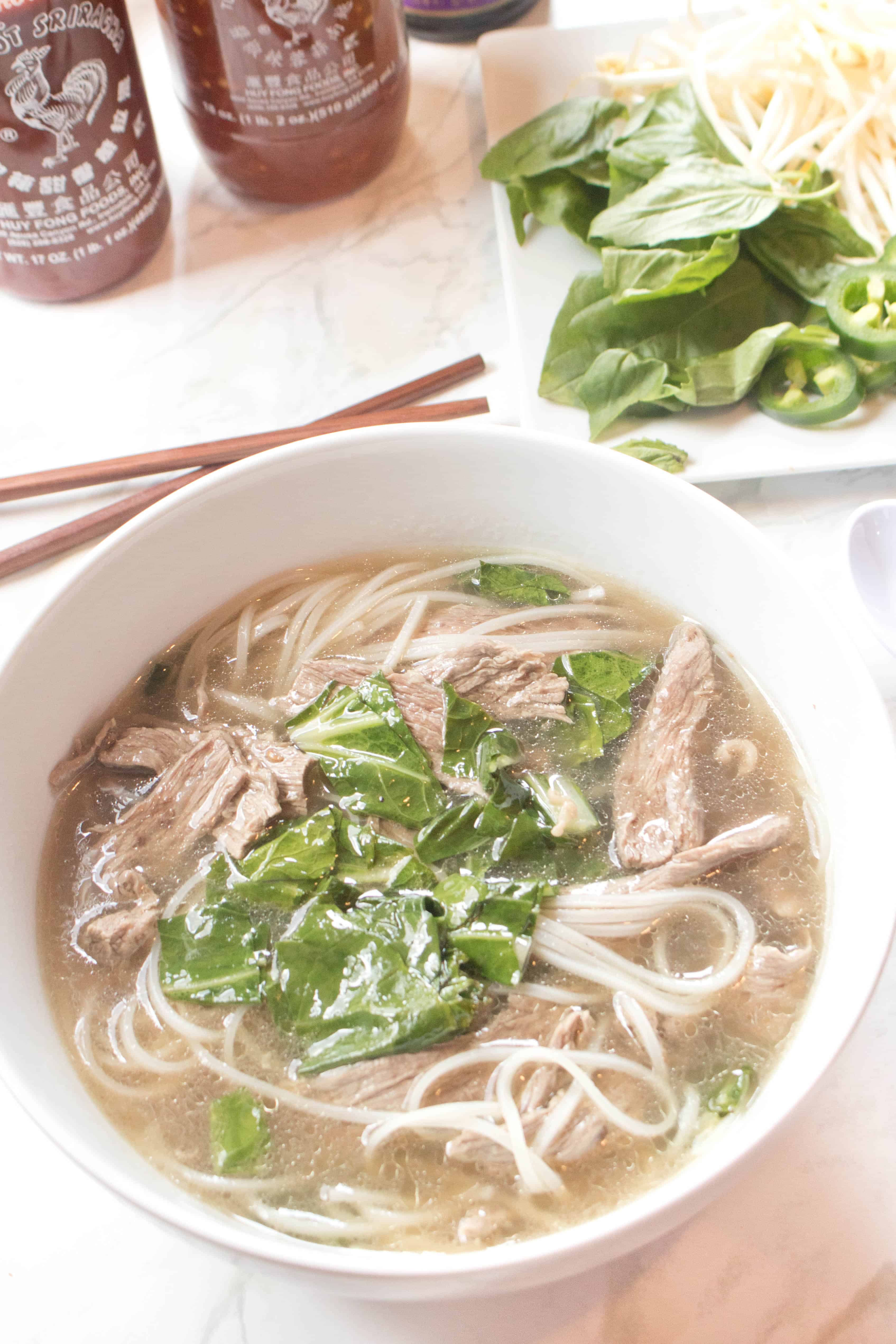 Crock Pot Beef Pho From Scratch - Served From Scratch