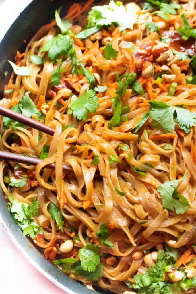 20 Minute Sweet and Spicy Noodles - Served From Scratch