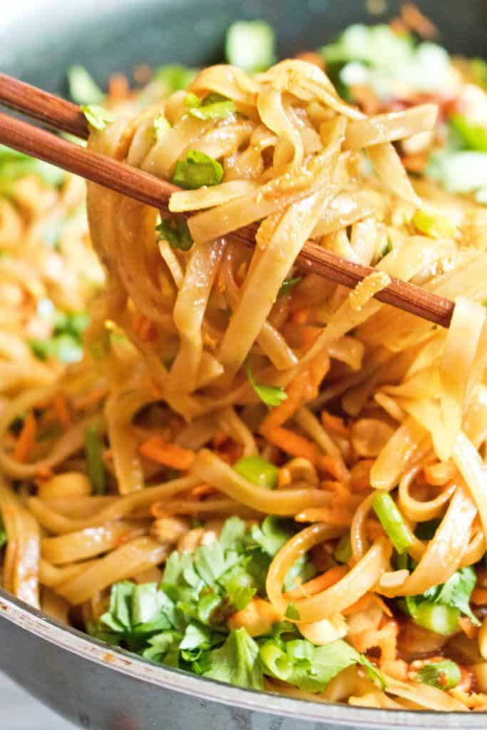 20 Minute Sweet and Spicy Noodles - Served From Scratch