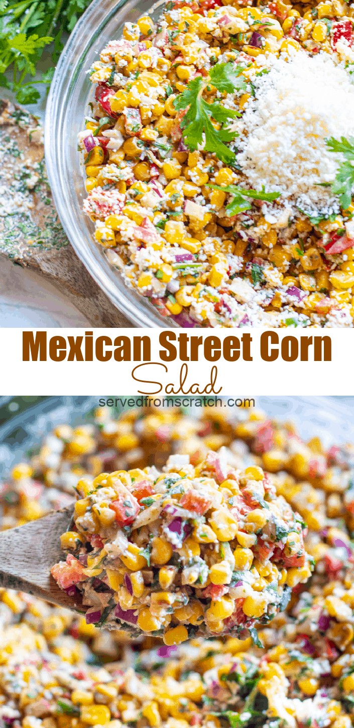 Mexican Street Corn Salad - Served From Scratch