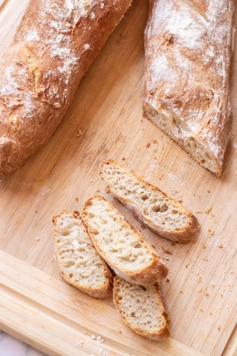 Easy Crusty French Baguette - Served From Scratch