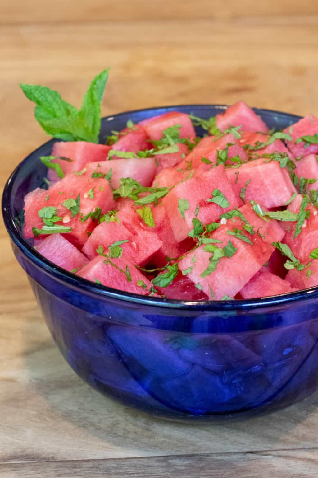Watermelon Vodka Mint Salad - Served From Scratch