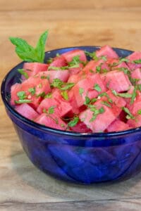 Watermelon Vodka Mint Salad - Served From Scratch