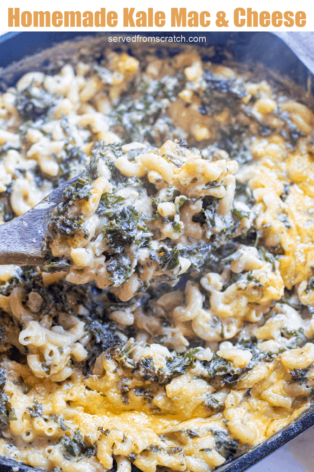 Homemade Mac and Cheese with Kale - Served From Scratch