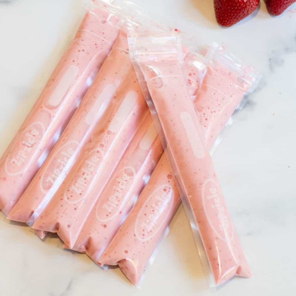 Homemade Strawberry Gogurt - Served From Scratch
