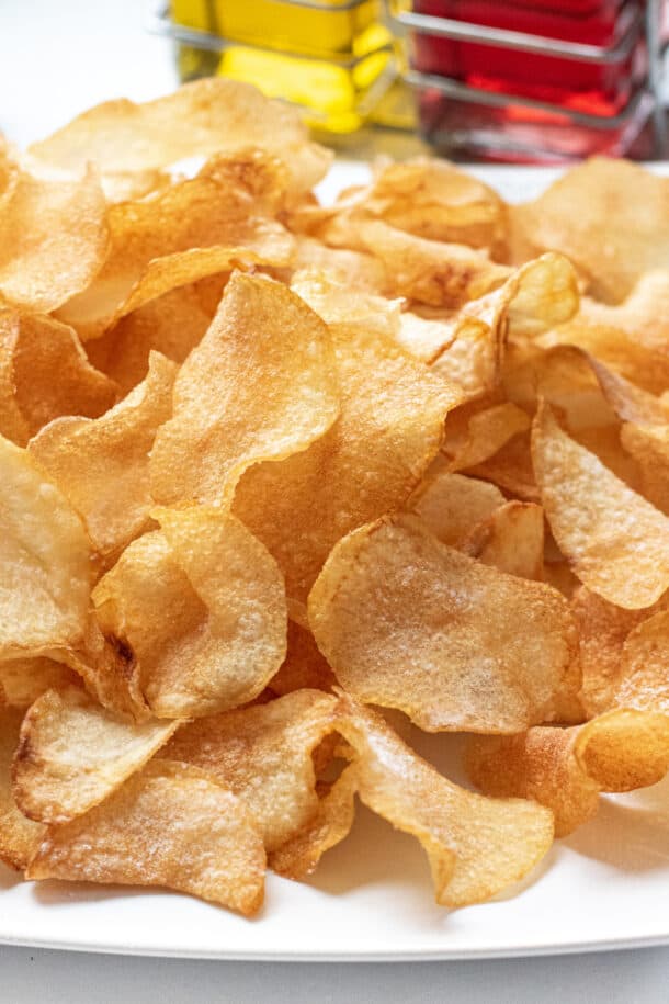 Homemade Salt and Vinegar Chips - Served From Scratch