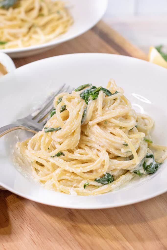 20 Minute Spinach Ricotta Pasta - Served From Scratch