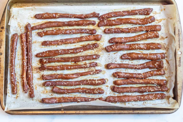 Homemade Hard Pretzel Rods - Served From Scratch