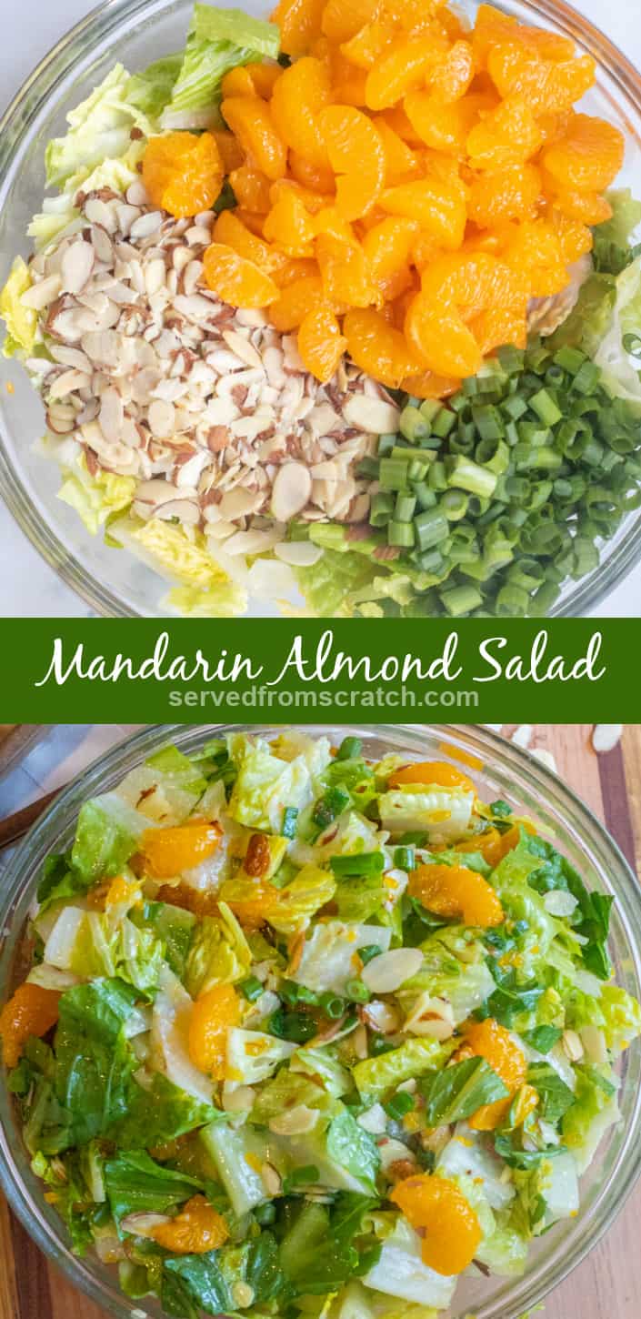 Mandarin Almond Salad - Served From Scratch