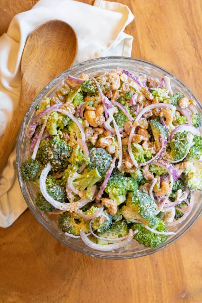 Raw Broccoli Salad - Served From Scratch