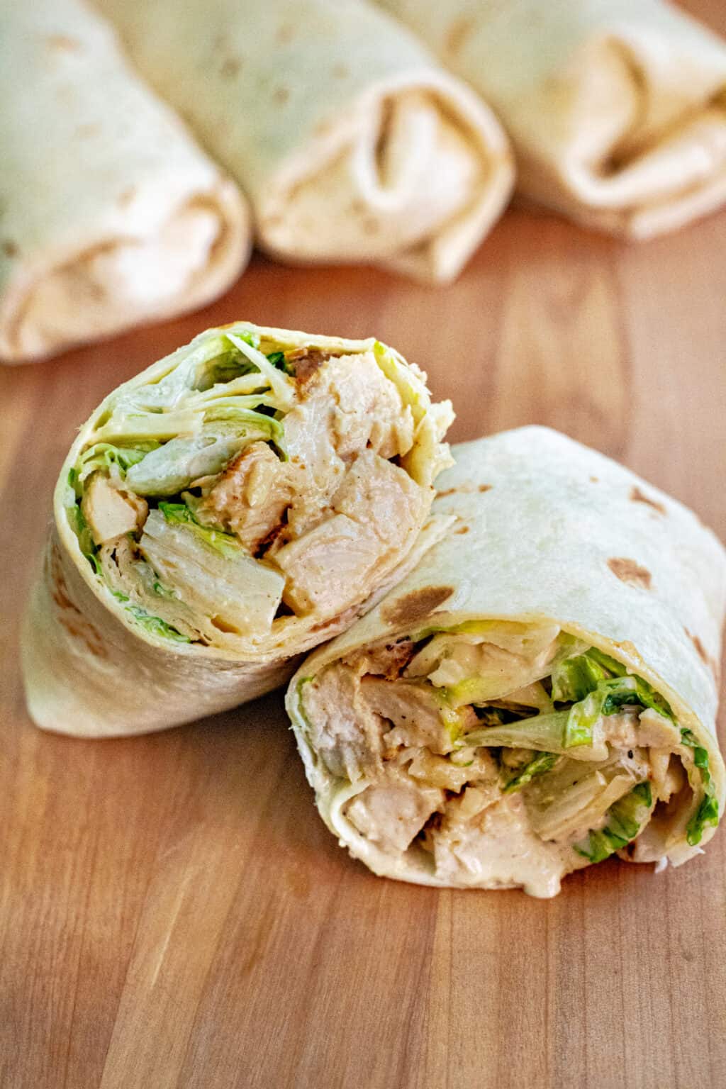 Chicken Caesar Salad Wrap - Served From Scratch