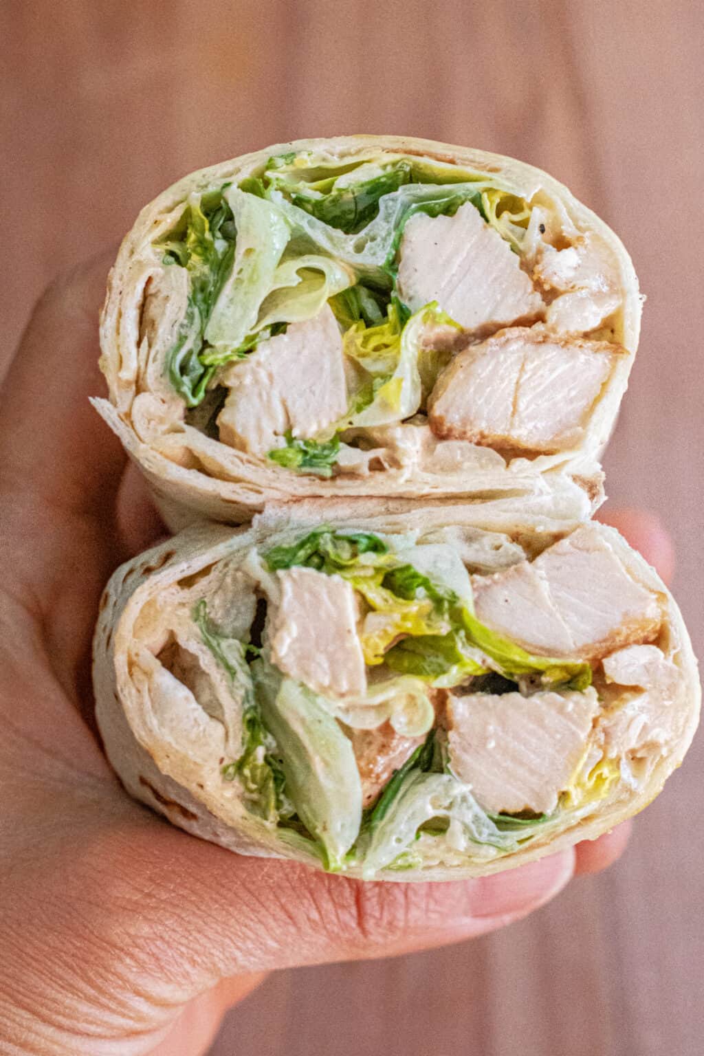 Chicken Caesar Salad Wrap - Served From Scratch