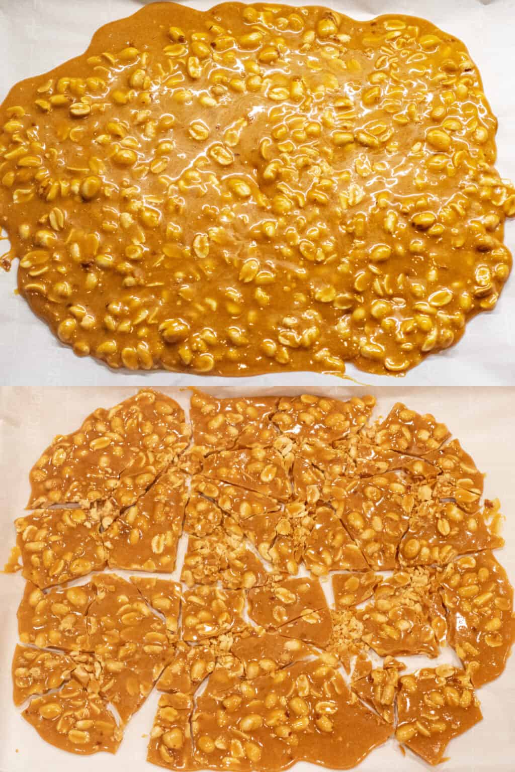 Corn Syrup Free Peanut Brittle - Served From Scratch