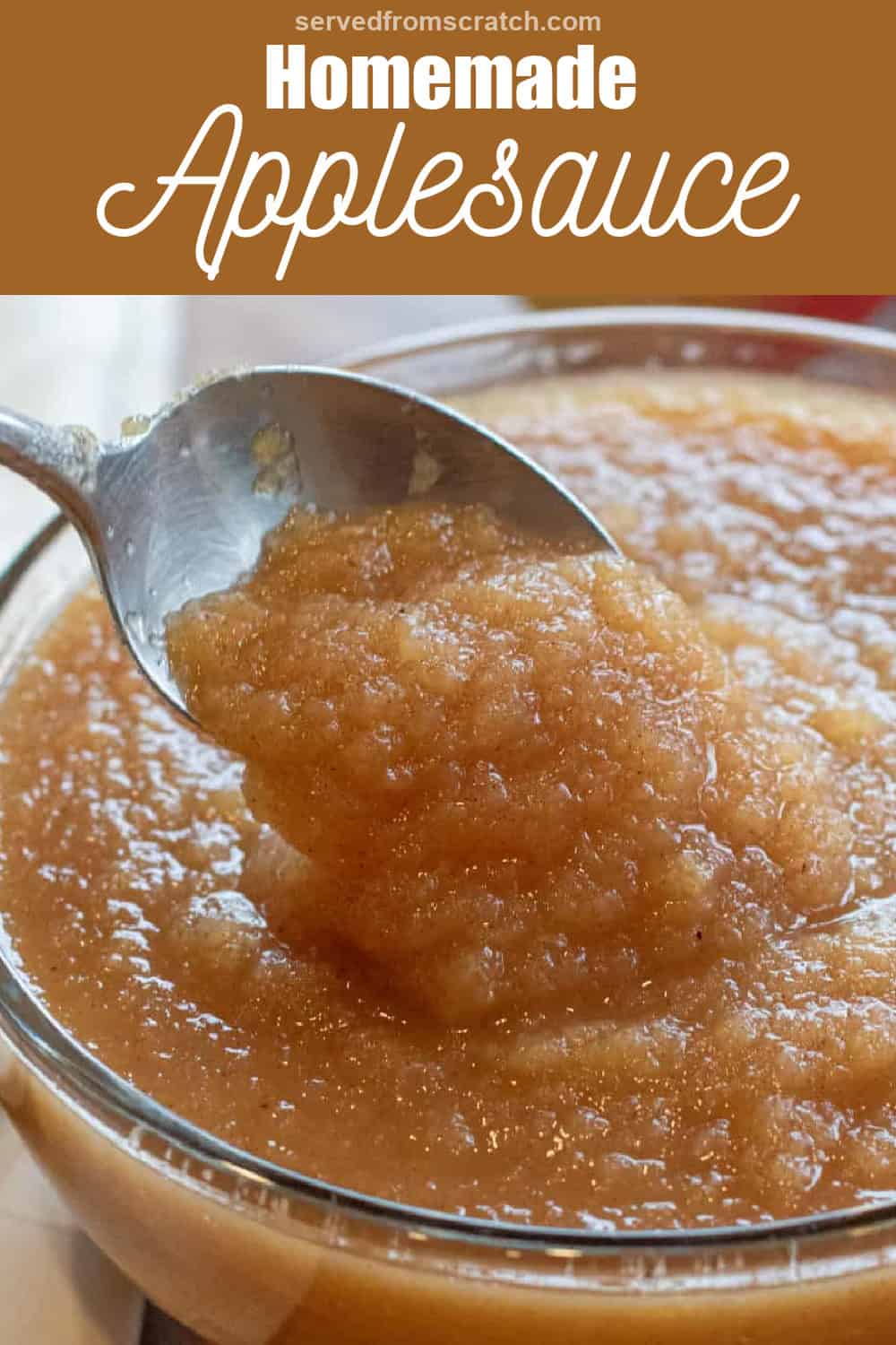 Easy Homemade Applesauce - Served From Scratch