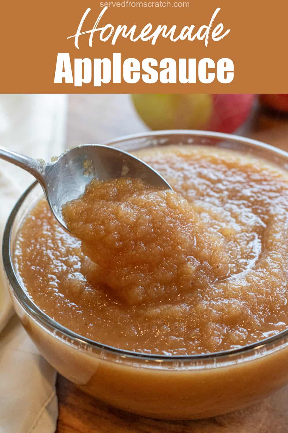 Easy Homemade Applesauce - Served From Scratch