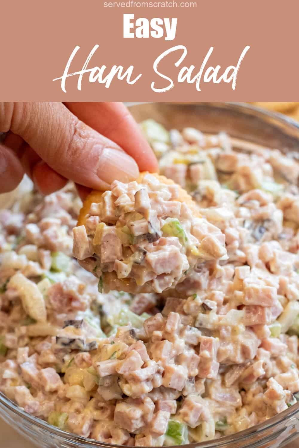 Easy Ham Salad - Served From Scratch