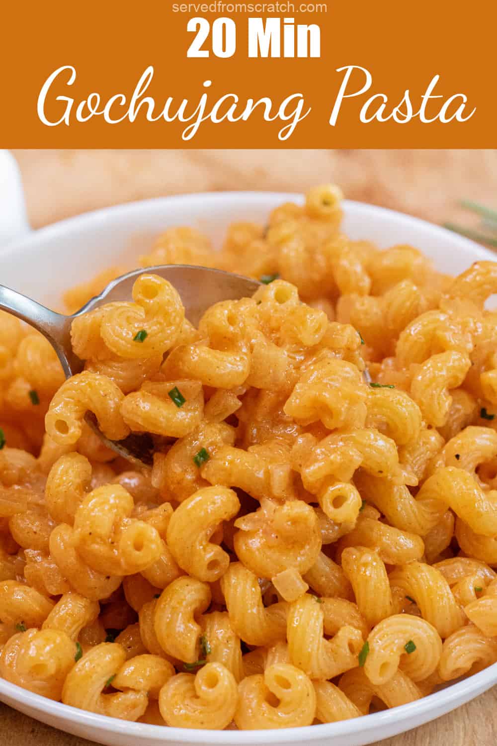 20 Minute Gochujang Pasta - Served From Scratch