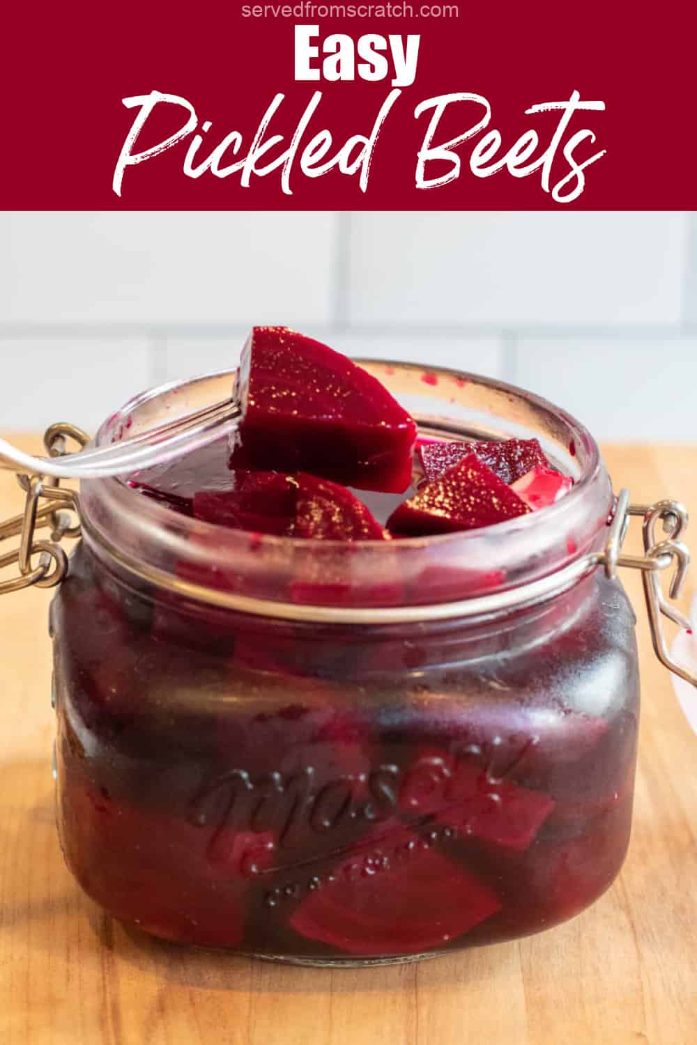 Easy Pickled Beets - Served From Scratch