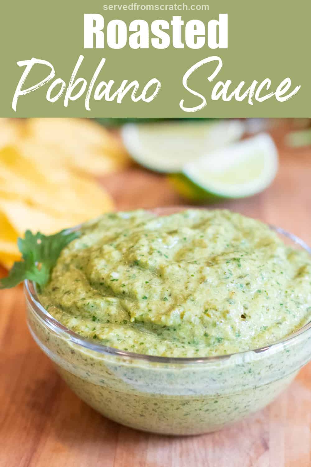 Roasted Poblano Sauce - Served From Scratch