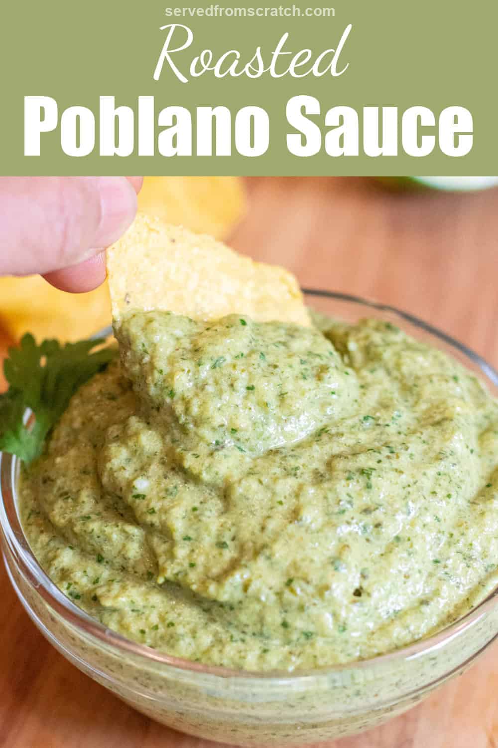 Roasted Poblano Sauce - Served From Scratch