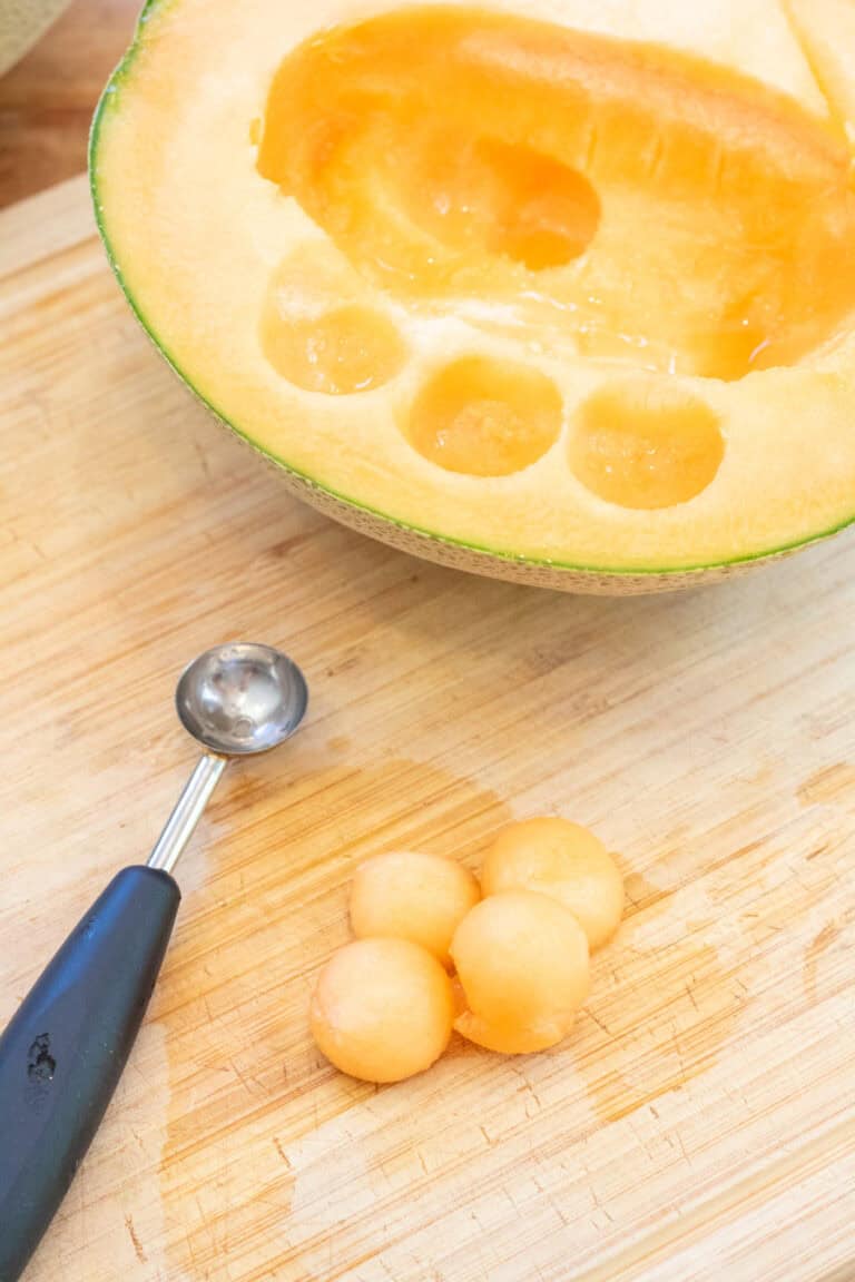 Baked Prosciutto Melon Cups - Served From Scratch