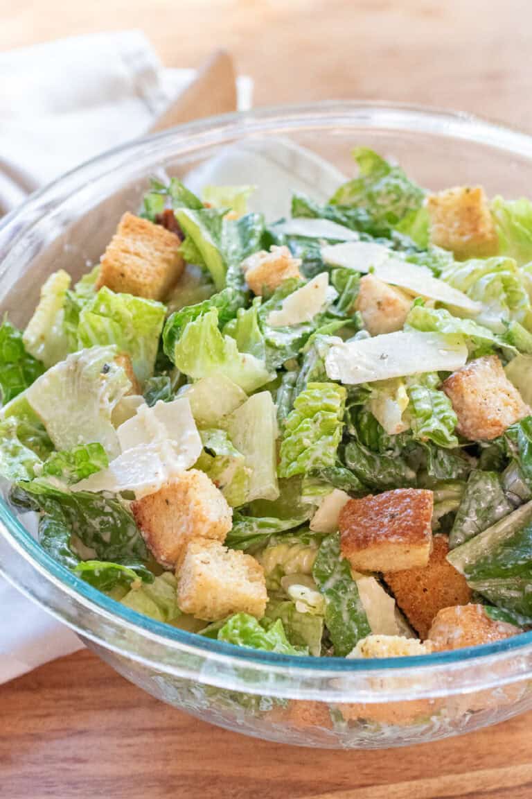 Classic Caesar Salad From Scratch - Served From Scratch