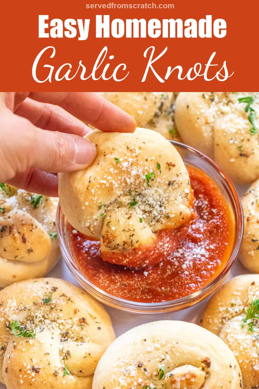 Easy Homemade Garlic Knots - Served From Scratch