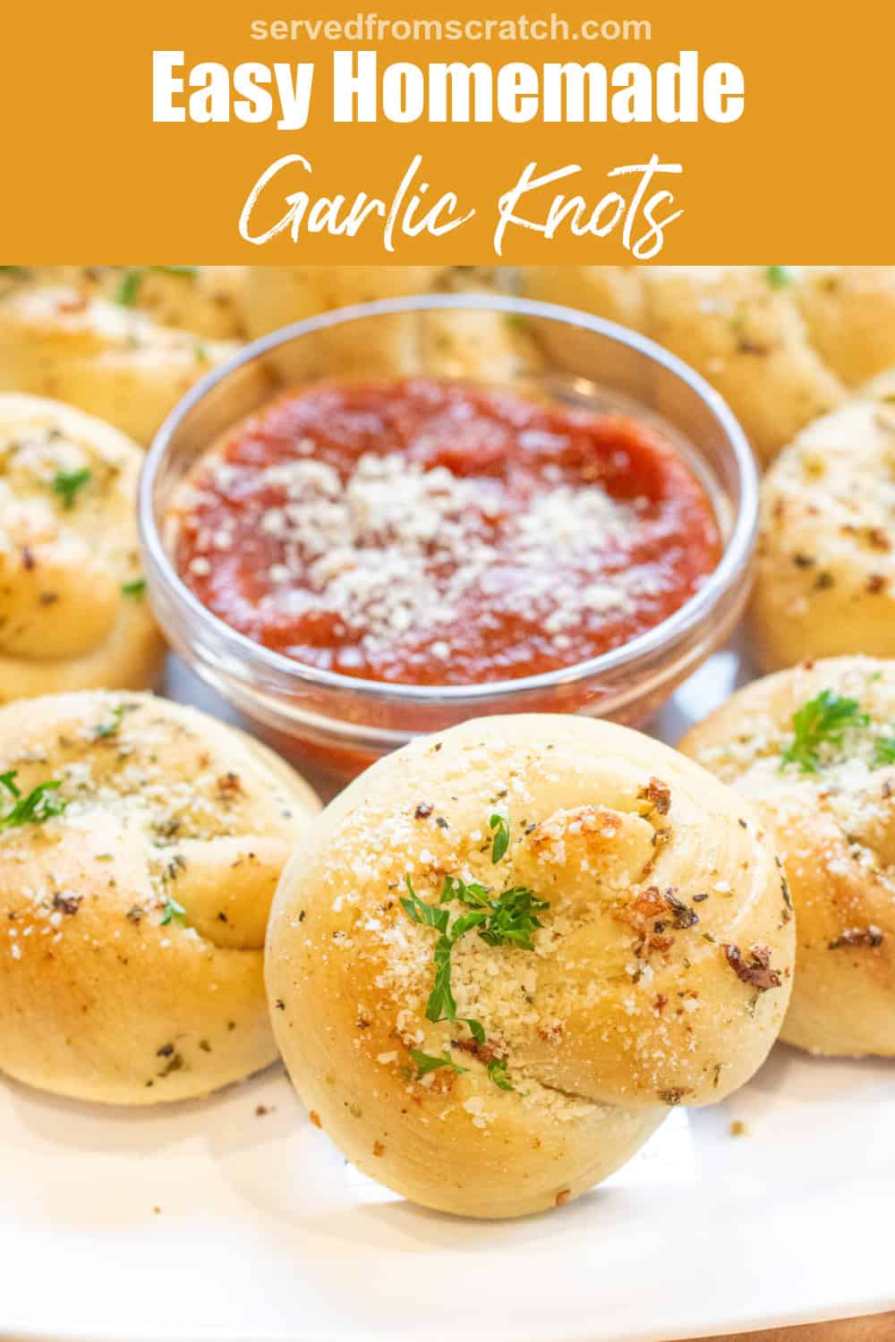 Easy Homemade Garlic Knots - Served From Scratch