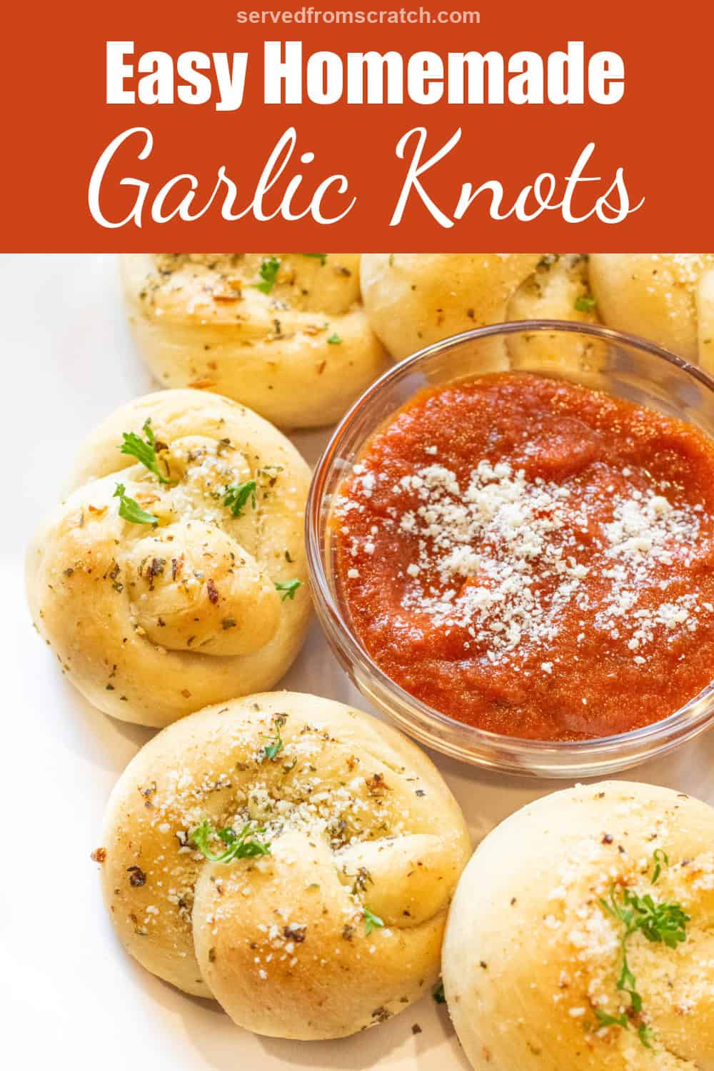 Easy Homemade Garlic Knots - Served From Scratch