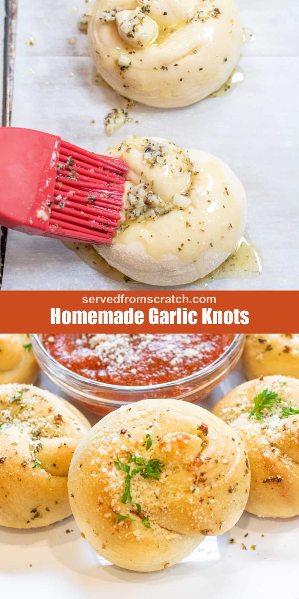 Easy Homemade Garlic Knots - Served From Scratch