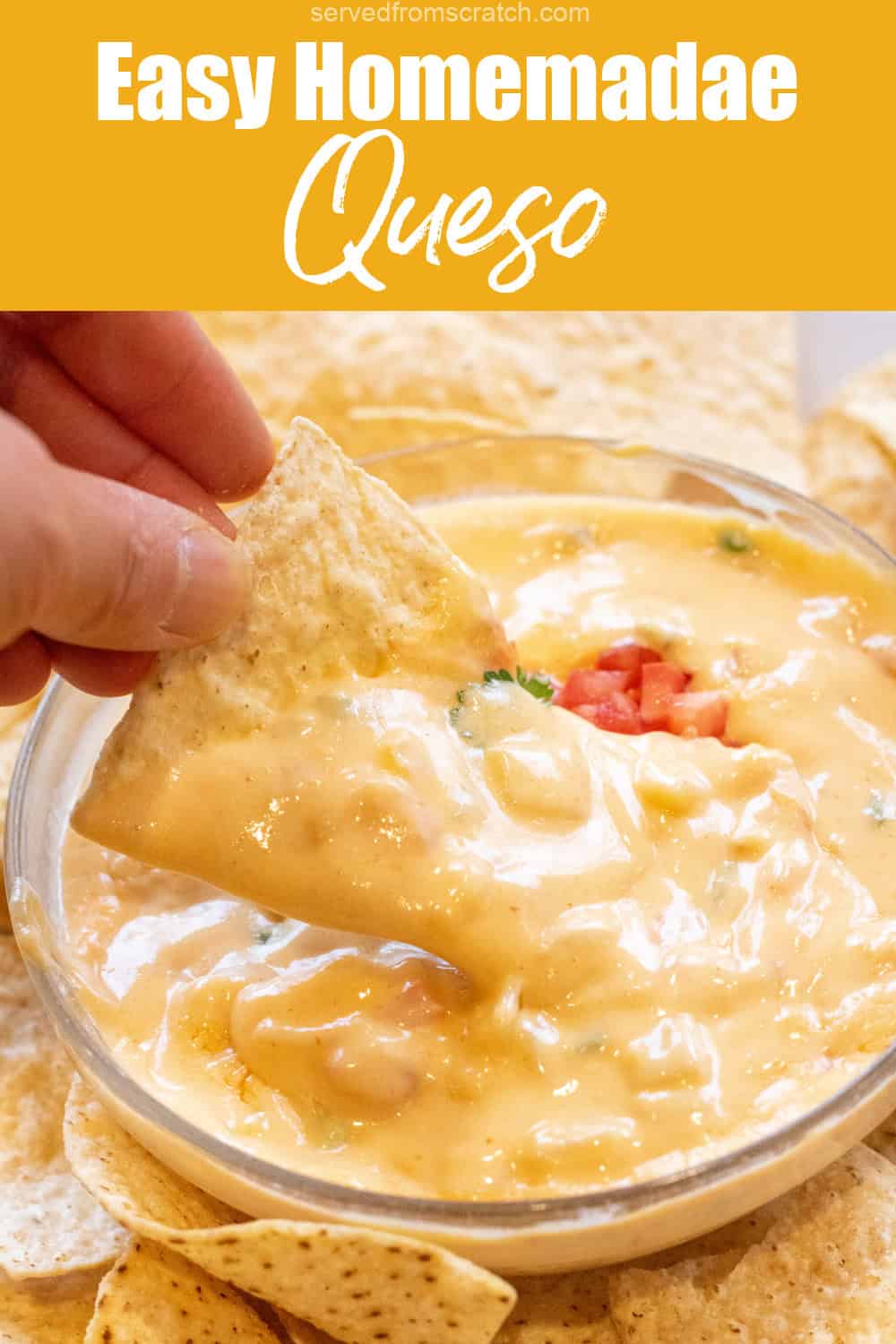 Easy Homemade Queso - Served From Scratch