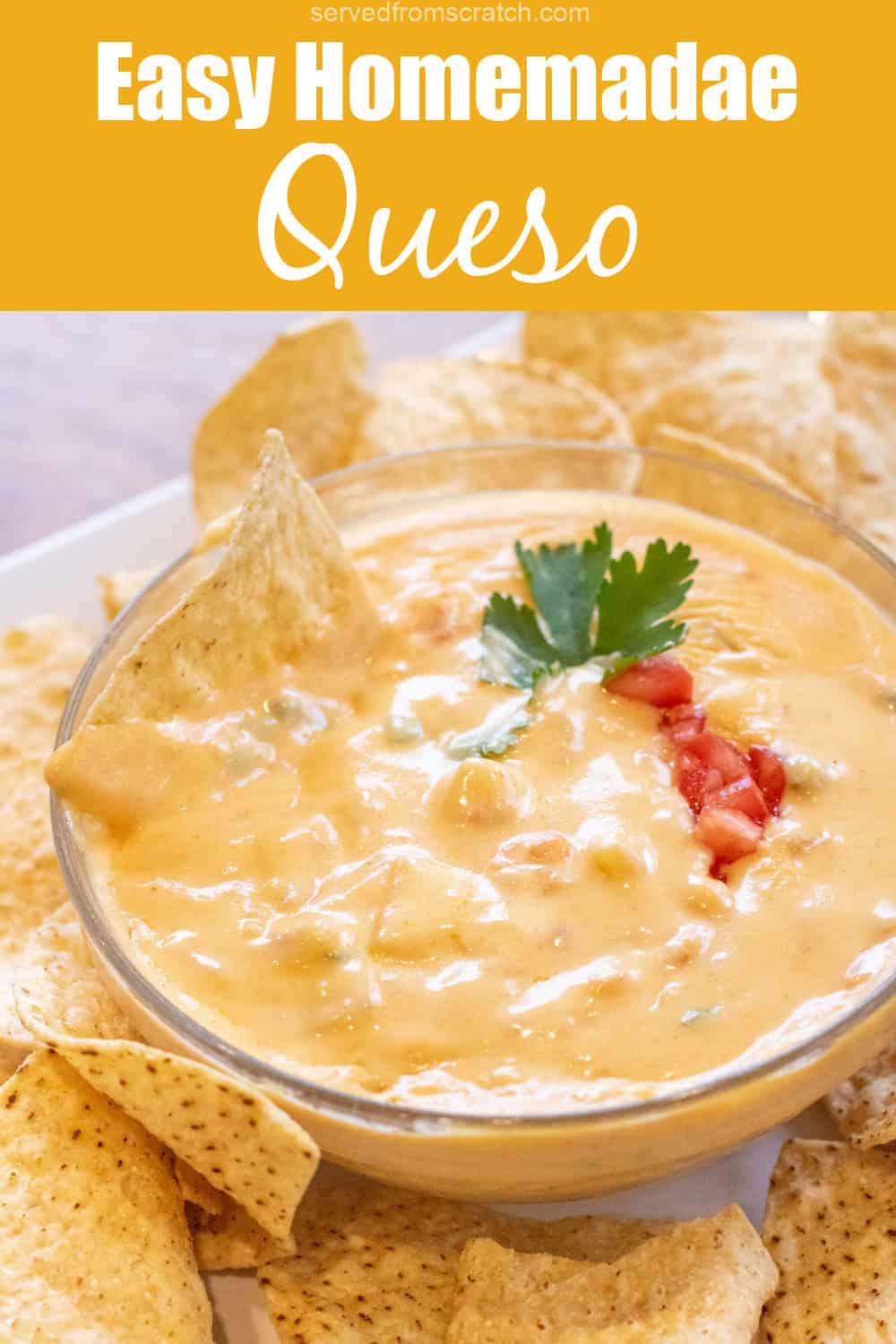 Easy Homemade Queso - Served From Scratch