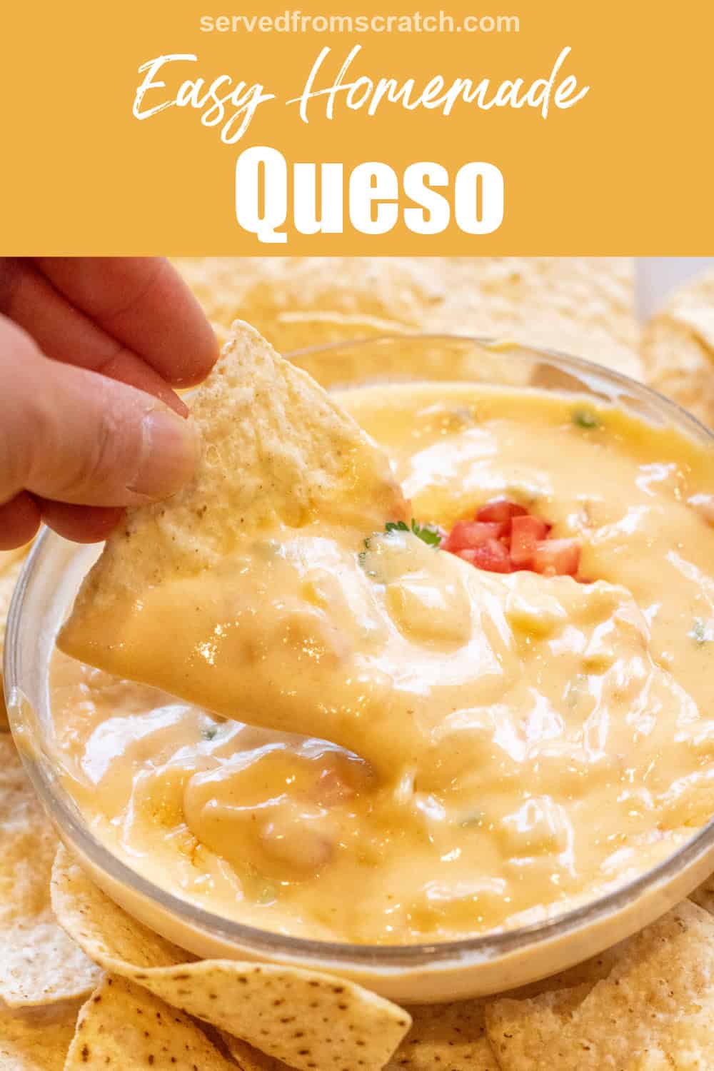 Easy Homemade Queso - Served From Scratch