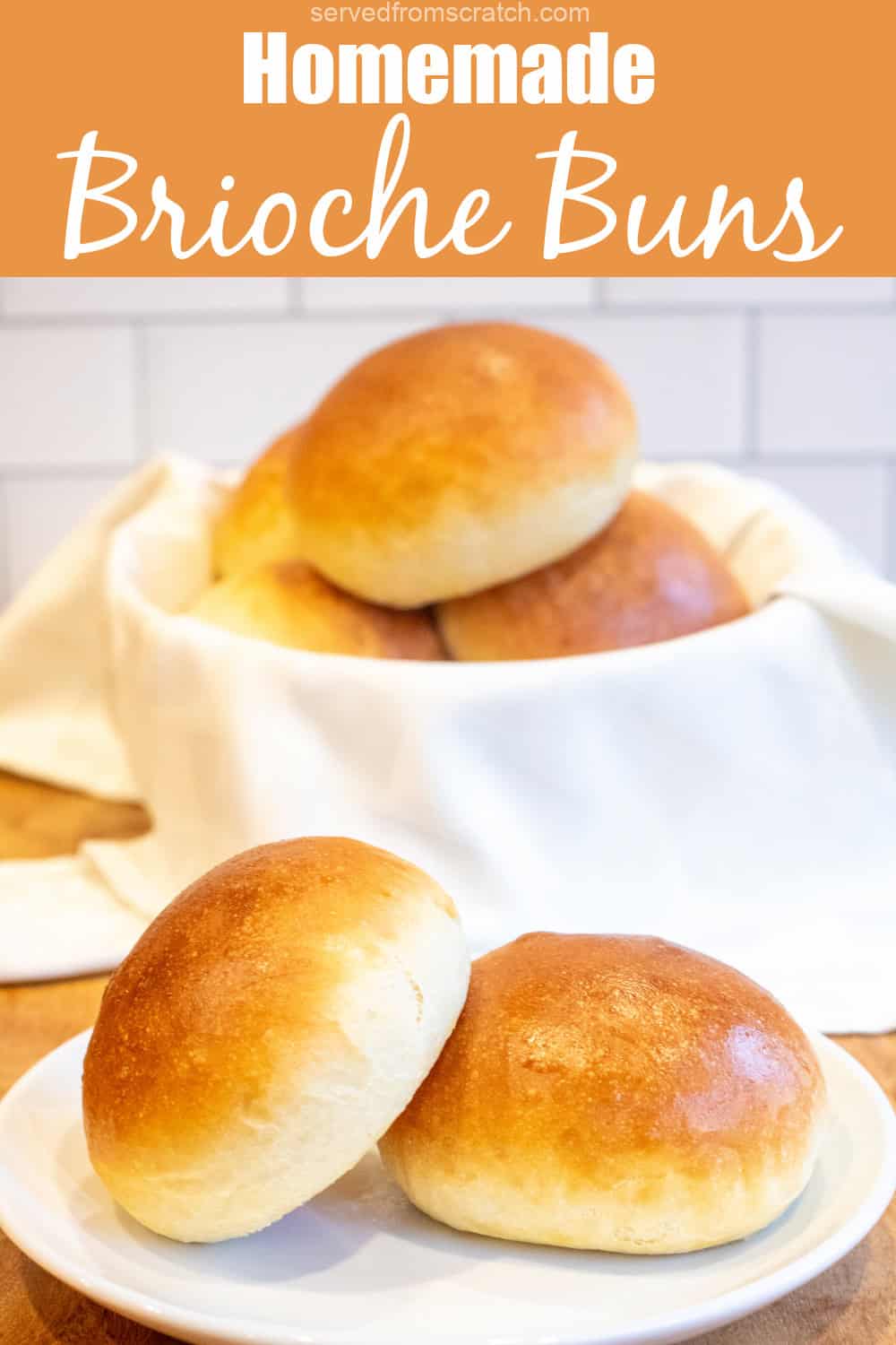 Homemade Brioche Buns - Served From Scratch